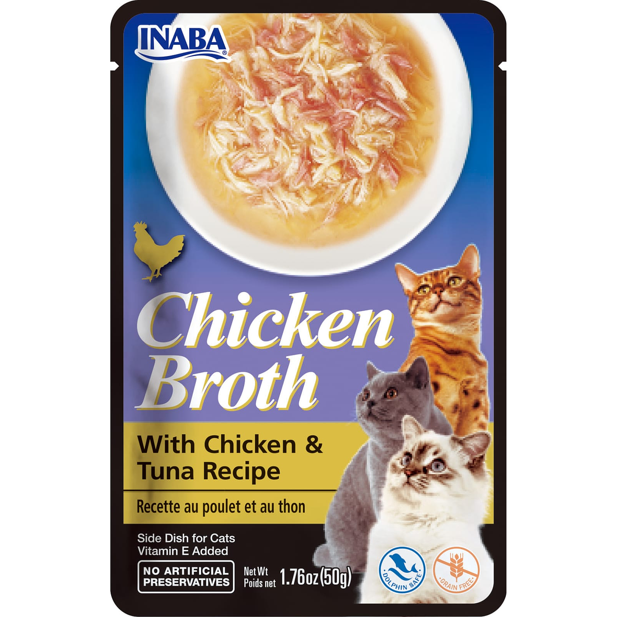 Inaba Chicken Broth With Chicken Y Tuna Recipe 50 Gr | PET BJ