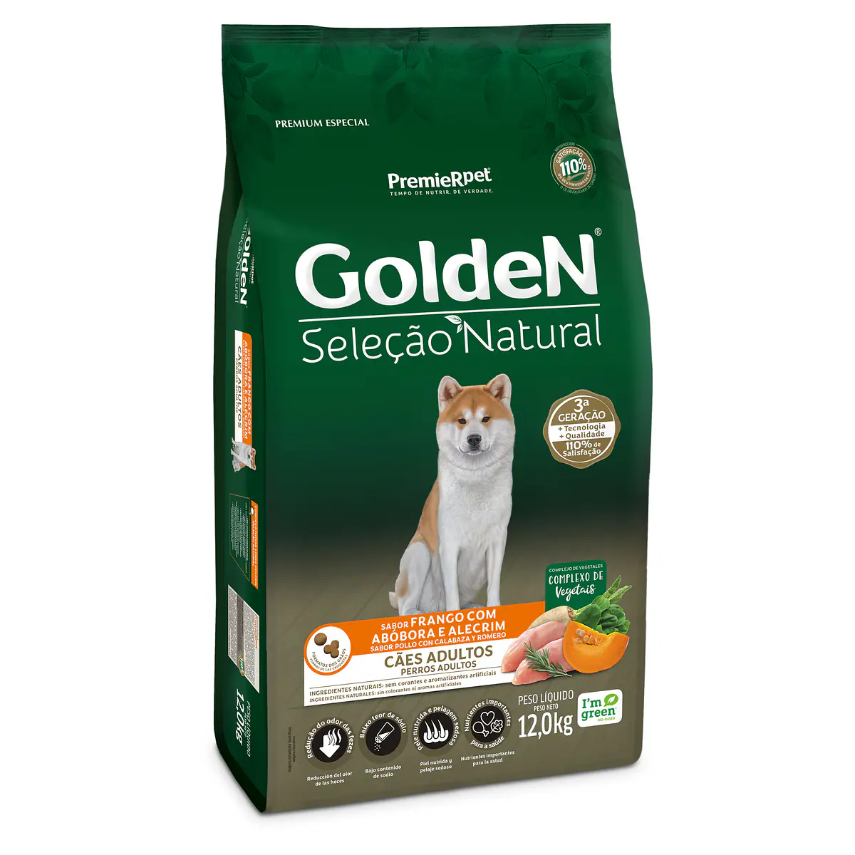 Premier Golden Select Natural Perro Adulto Calabaza 12 Kg. | PET BJ