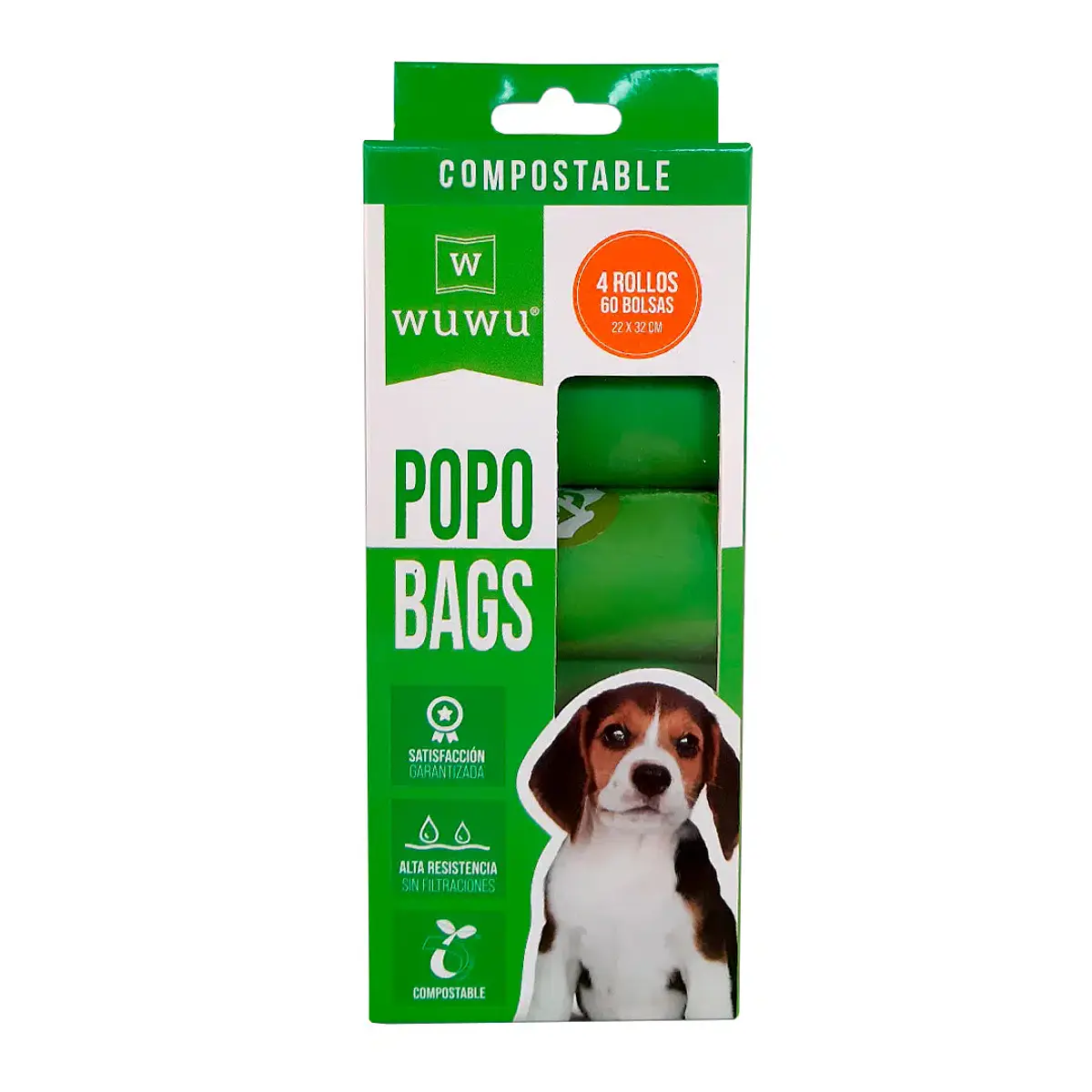 Wuwu Popo Bags 4 U 60 Bolsas 22 X 32 Cm | PET BJ