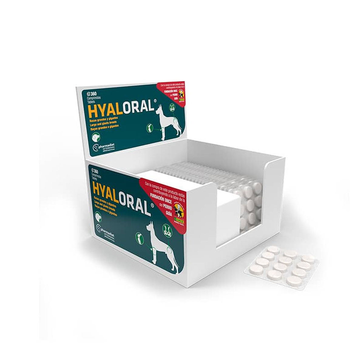 Hyaloral Razas Grandes y Gigantes para perros 360 comp | PET BJ