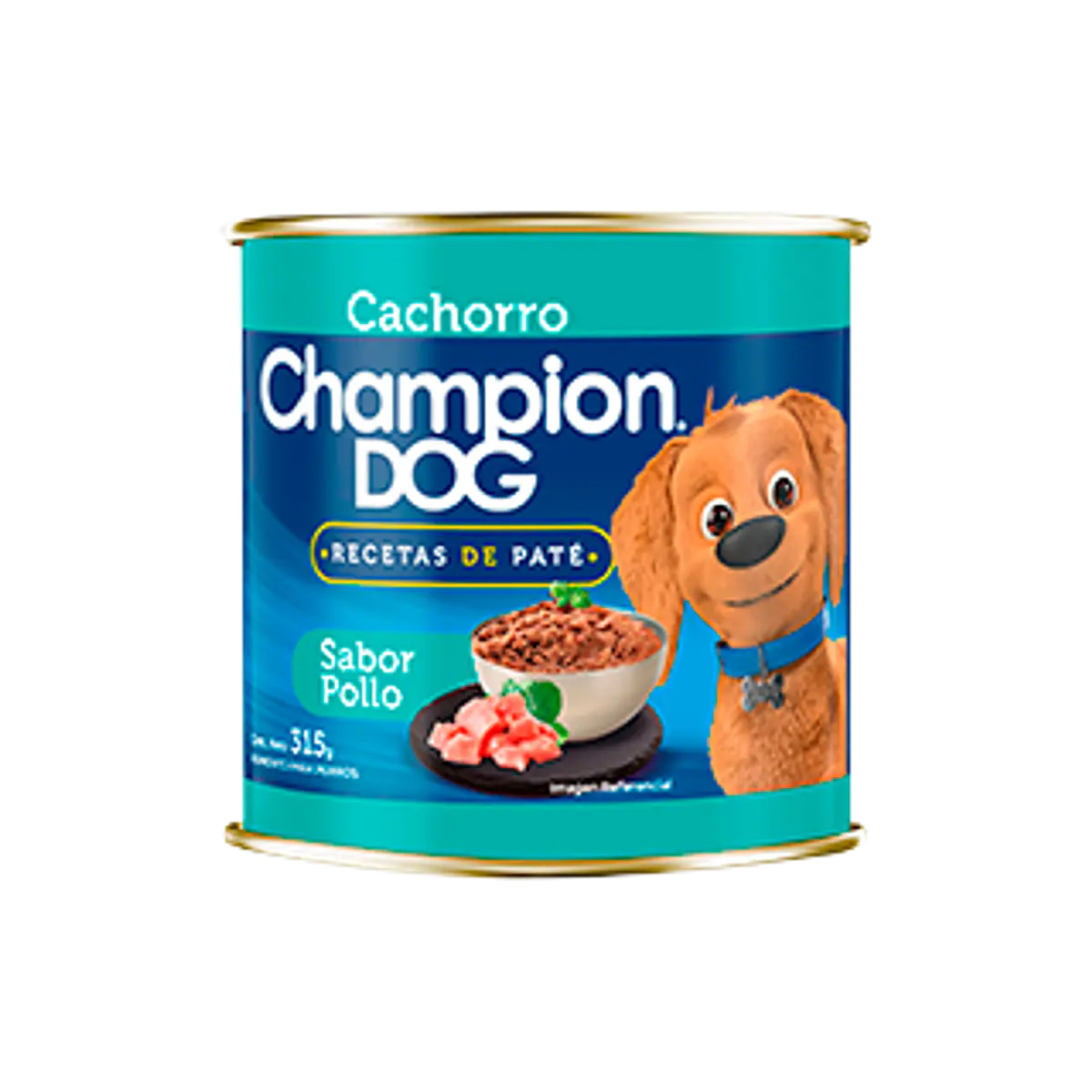 Champion Dog Lata paté cachorro Pollo 315 gr | PET BJ