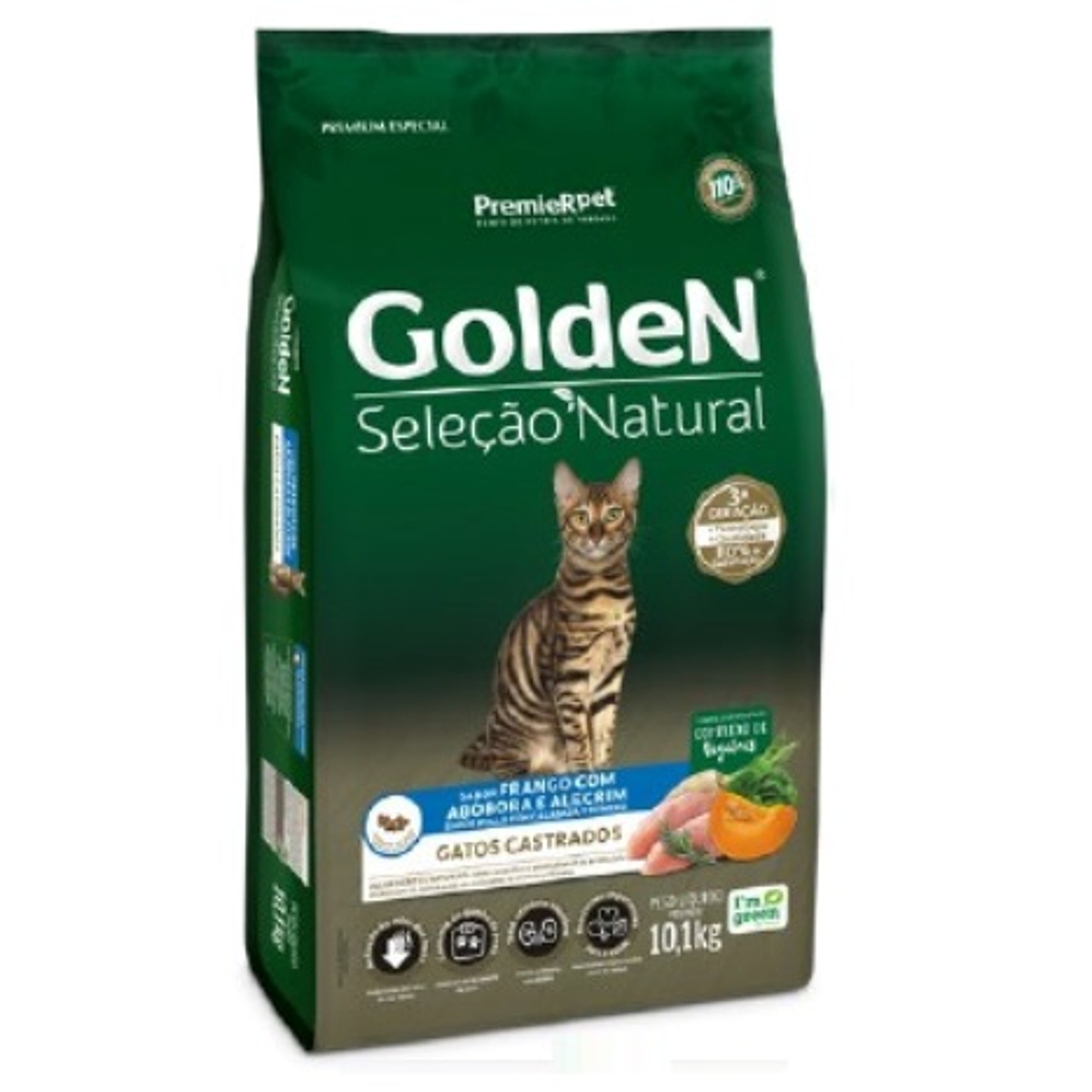 Premier Golden Select Natural Gatos Castrados Pollo Calabaza | PET BJ