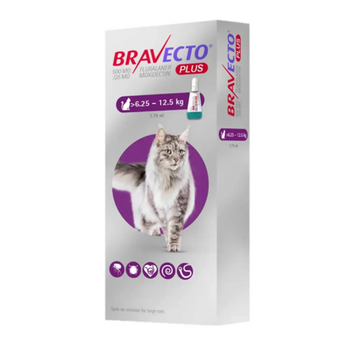 Bravecto Plus Gato 6.25 a 12.5 kg | PET BJ