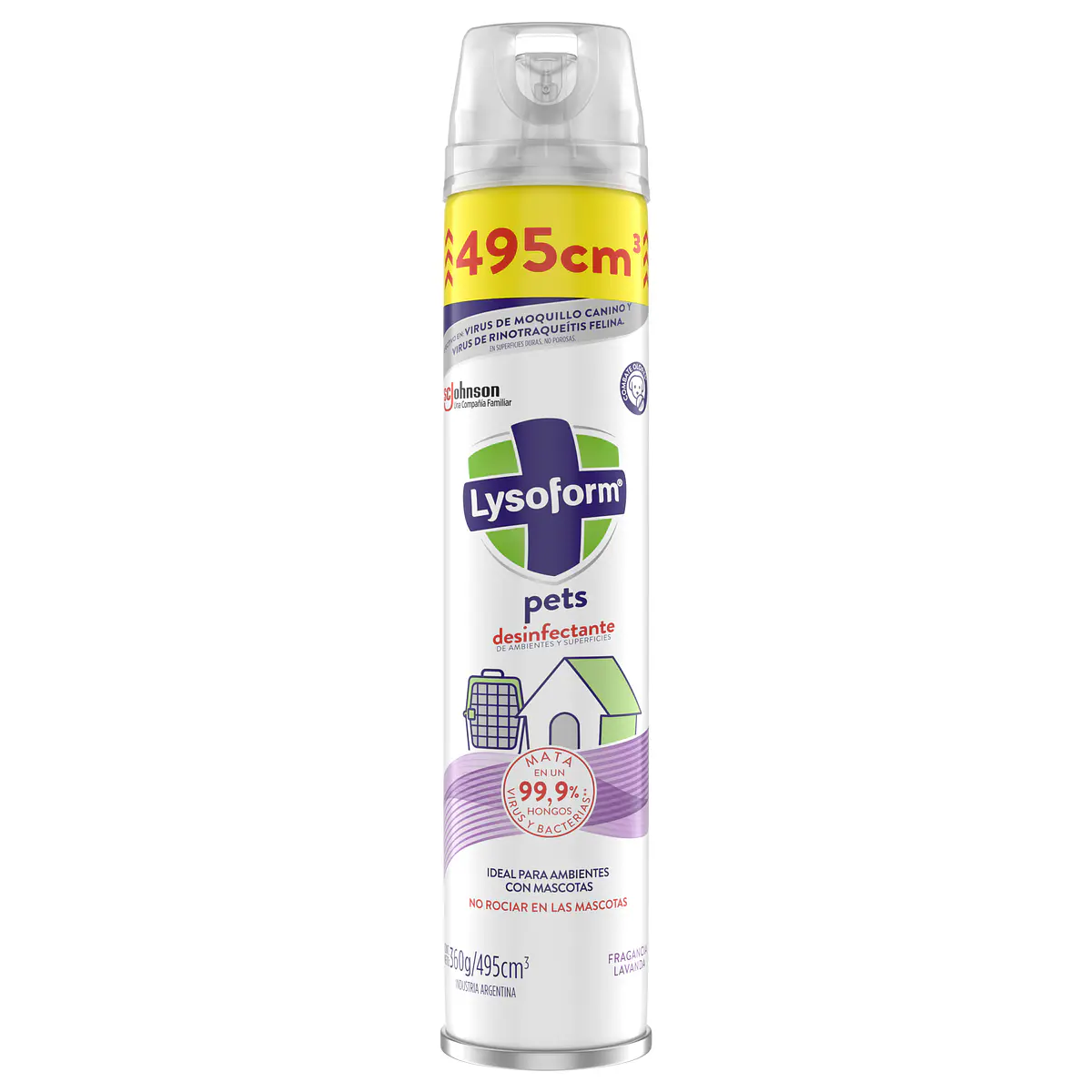 Desinfectante Lysoform Pets Lavanda 495 Ml | PET BJ