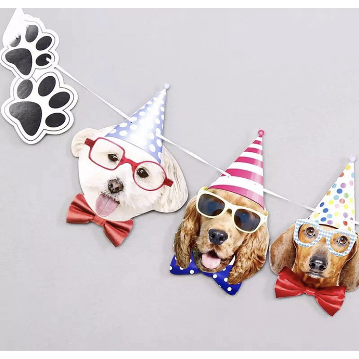 Banderín cumpleaños Perritos