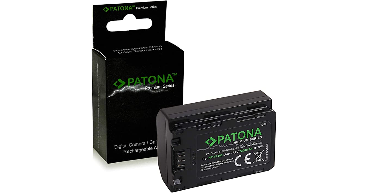 BATERÍA PARA SONY PATONA 1284 NP-FZ100