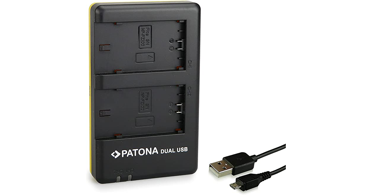 CARGADOR 1927 PATONA DUAL USB NP-FZ100