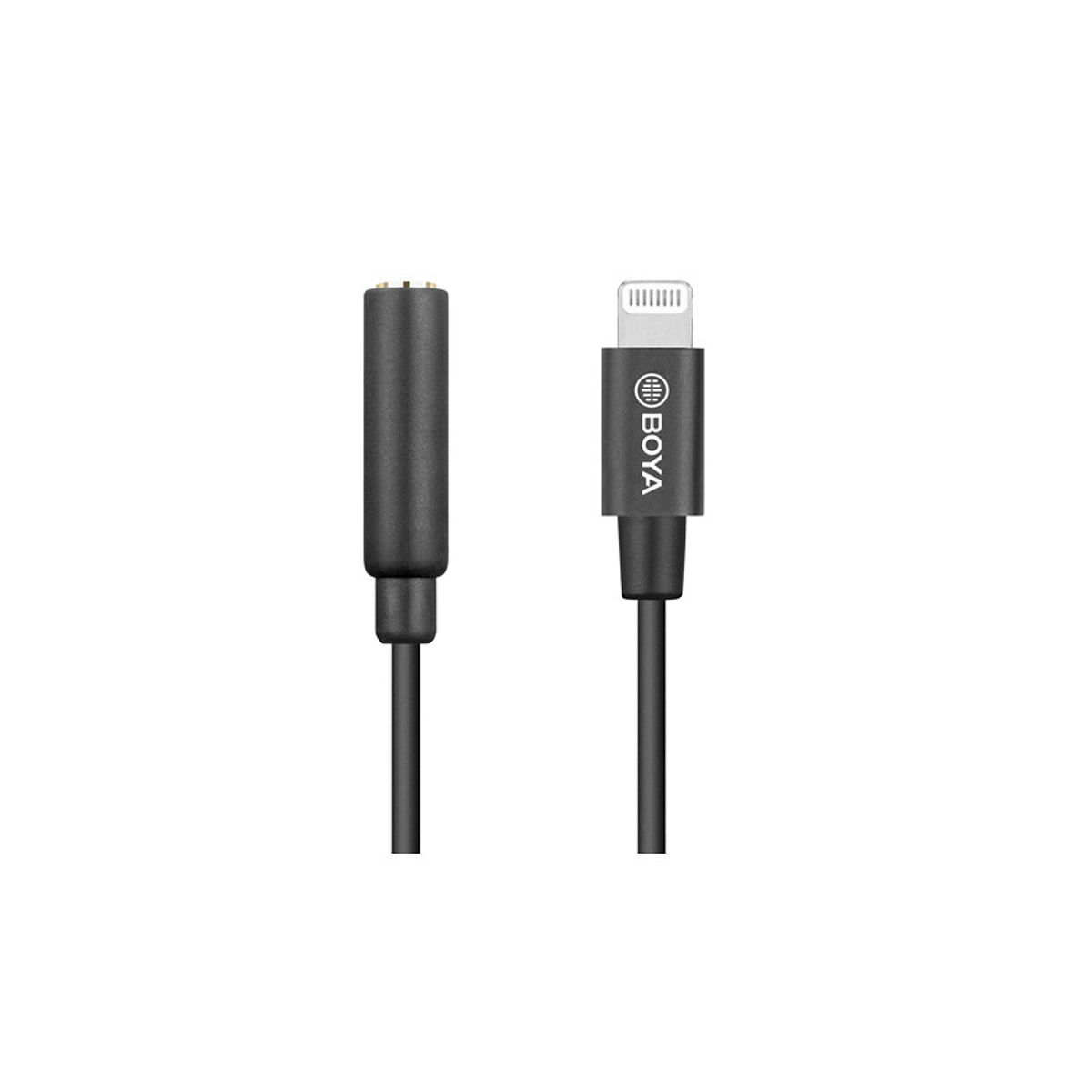 Cable Boya BY-K3 Macho Lightning - Hembra TRRS | Picslab Store
