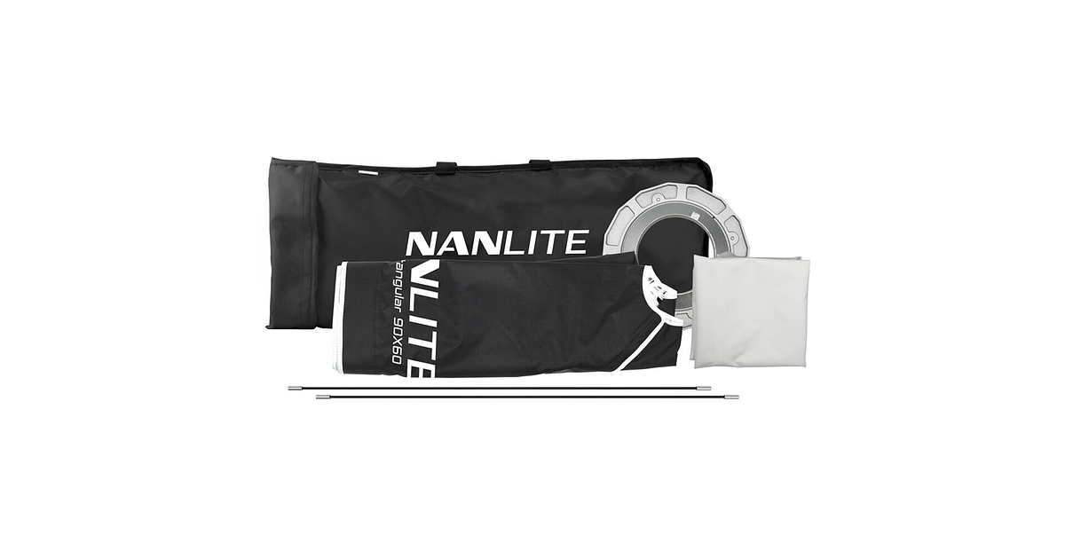 Softbox Nanlite Rectangular Montura Bowens 90 x 60 cm