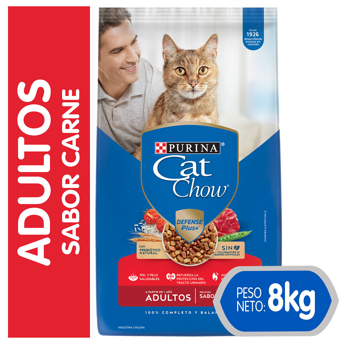 Cat Chow Carne 8kg Adulto