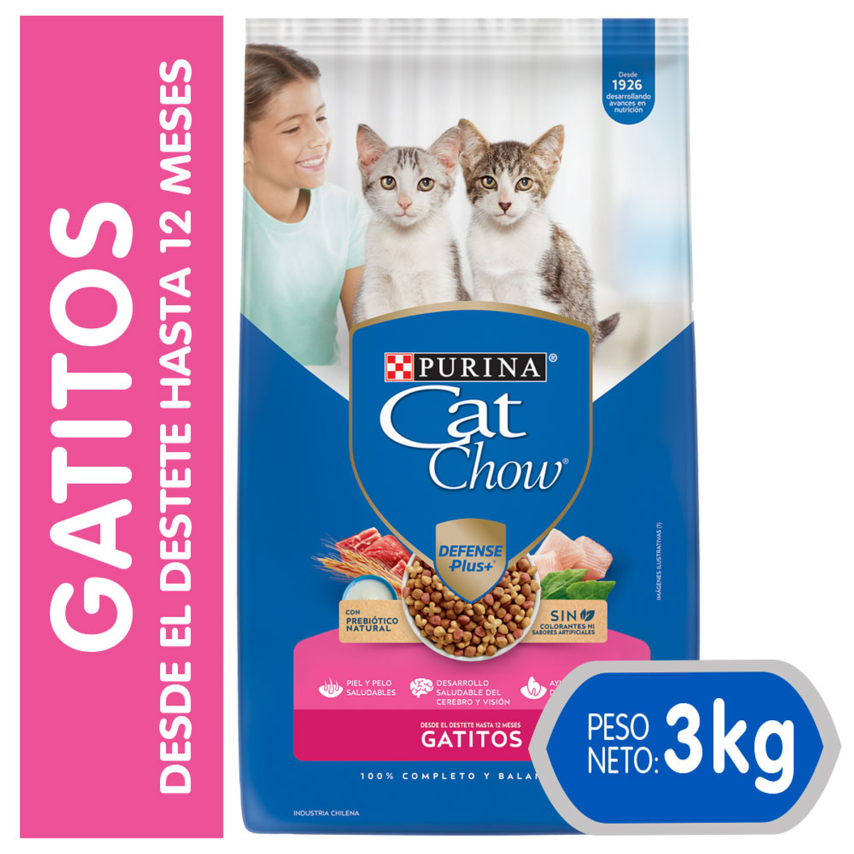 Cat Chow Gatito 3kg Cachorro