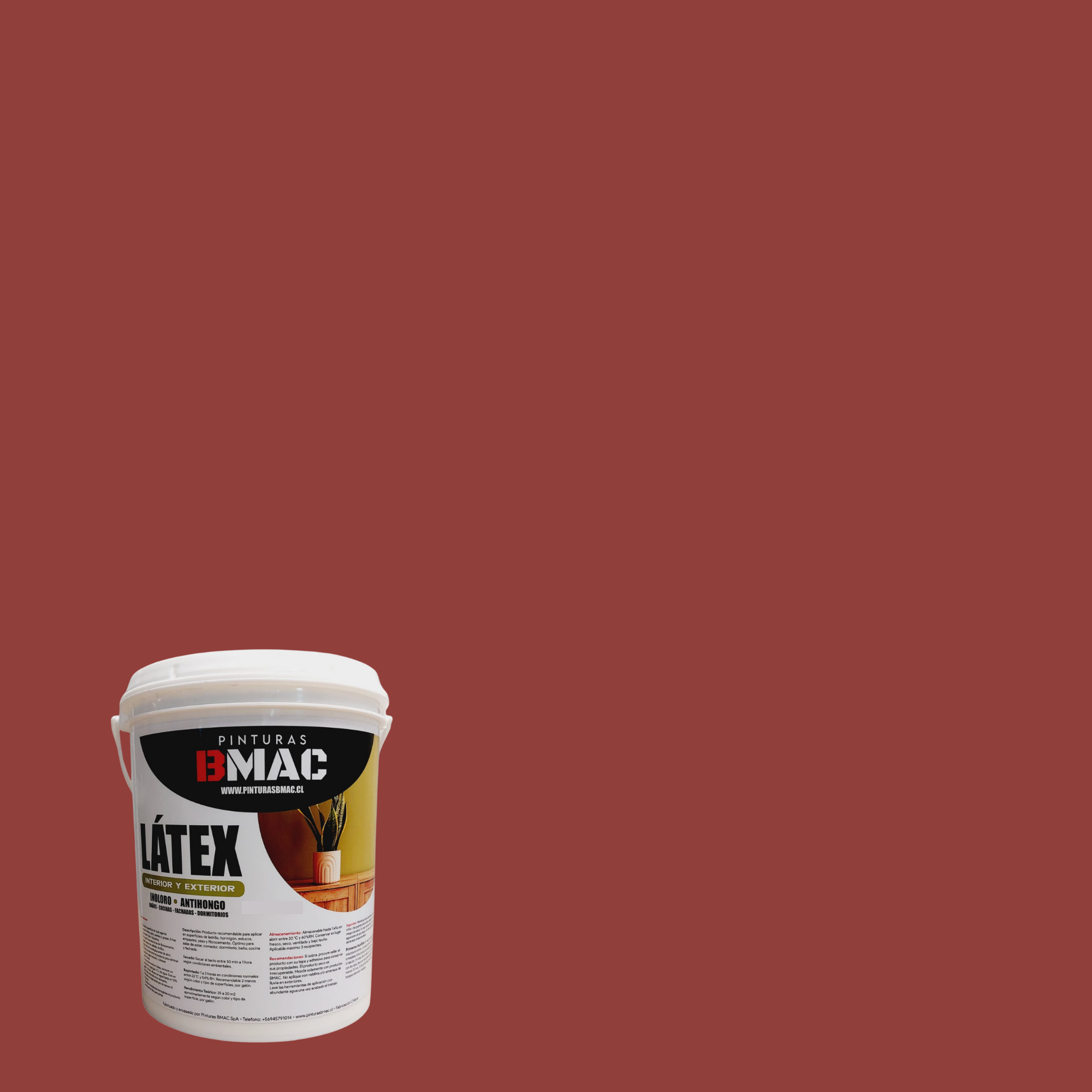 Látex Rojo Colonial Galón