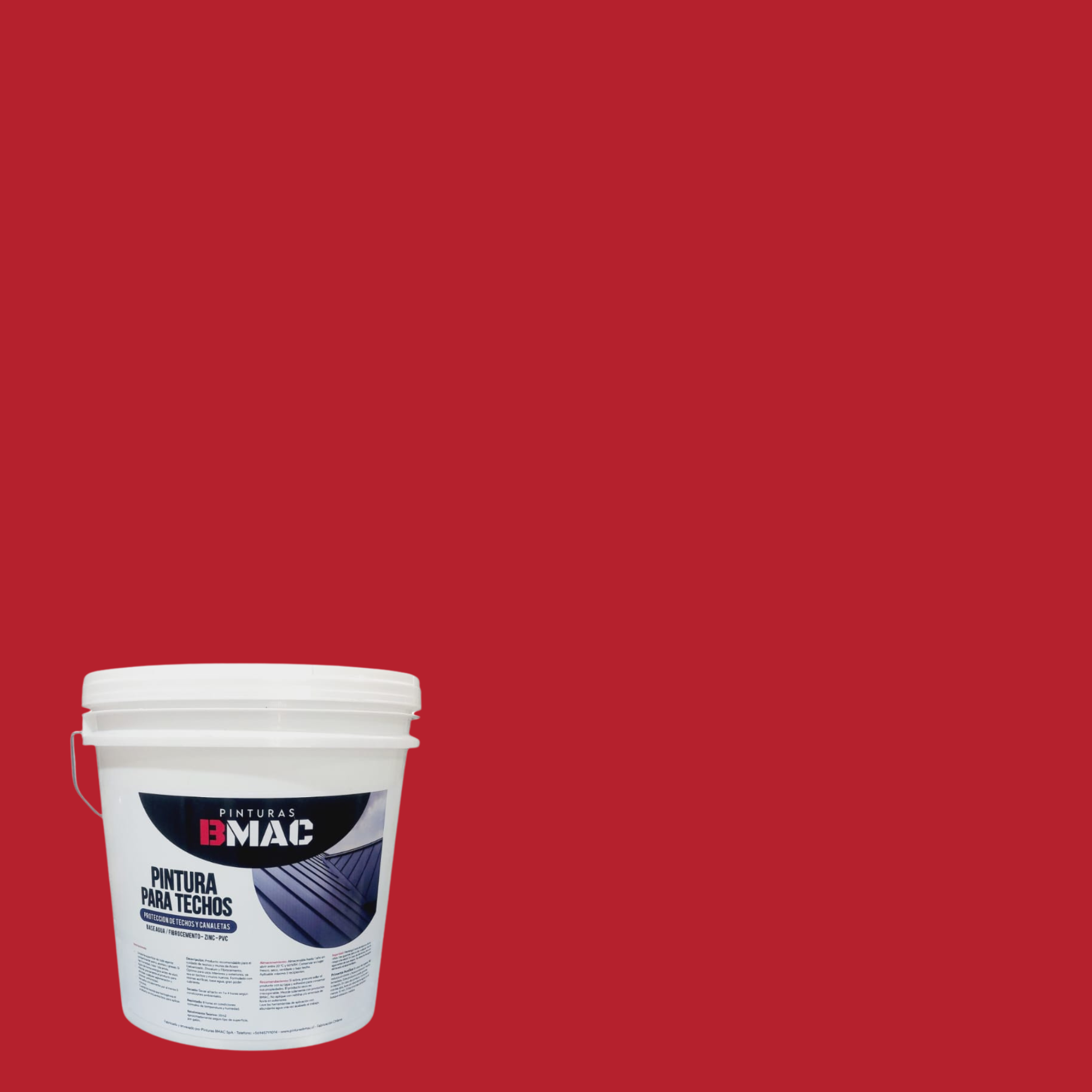 Pintura Techo Rojo Colonial Tineta