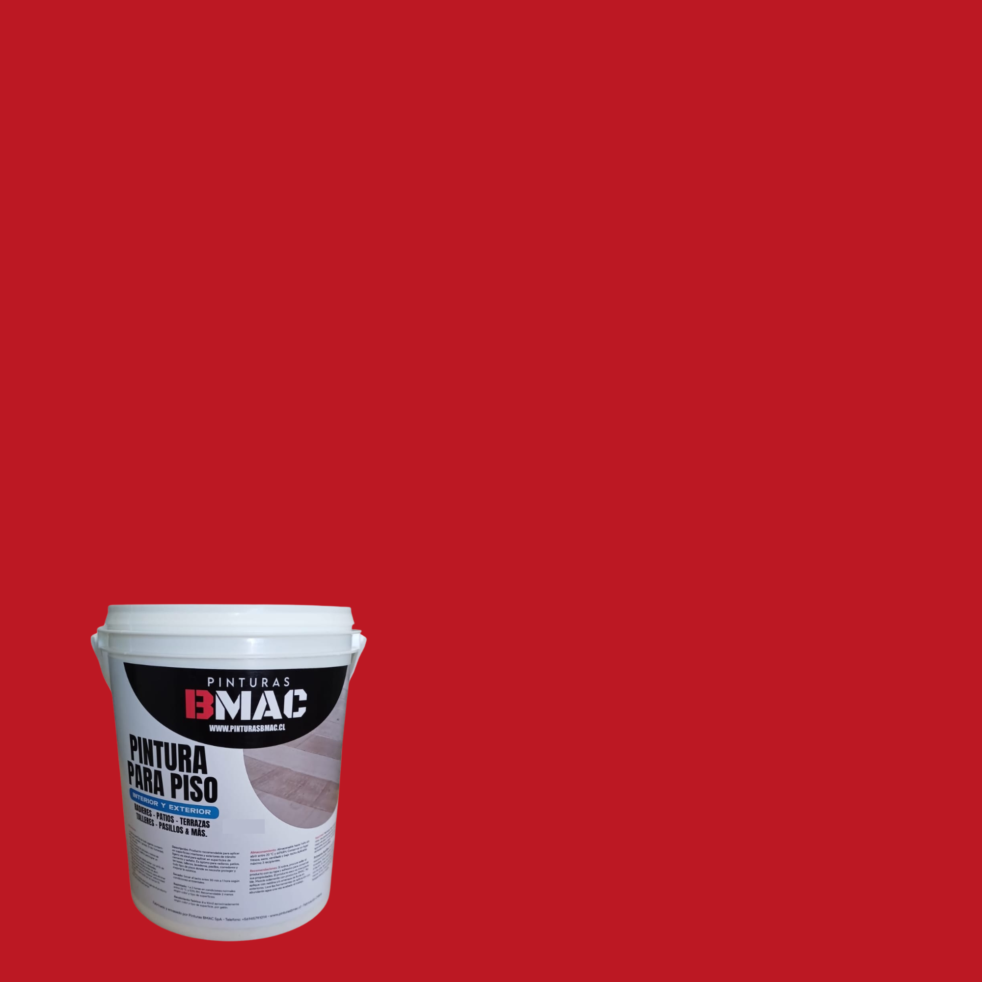 Pintura Piso Rojo Colonial Galón