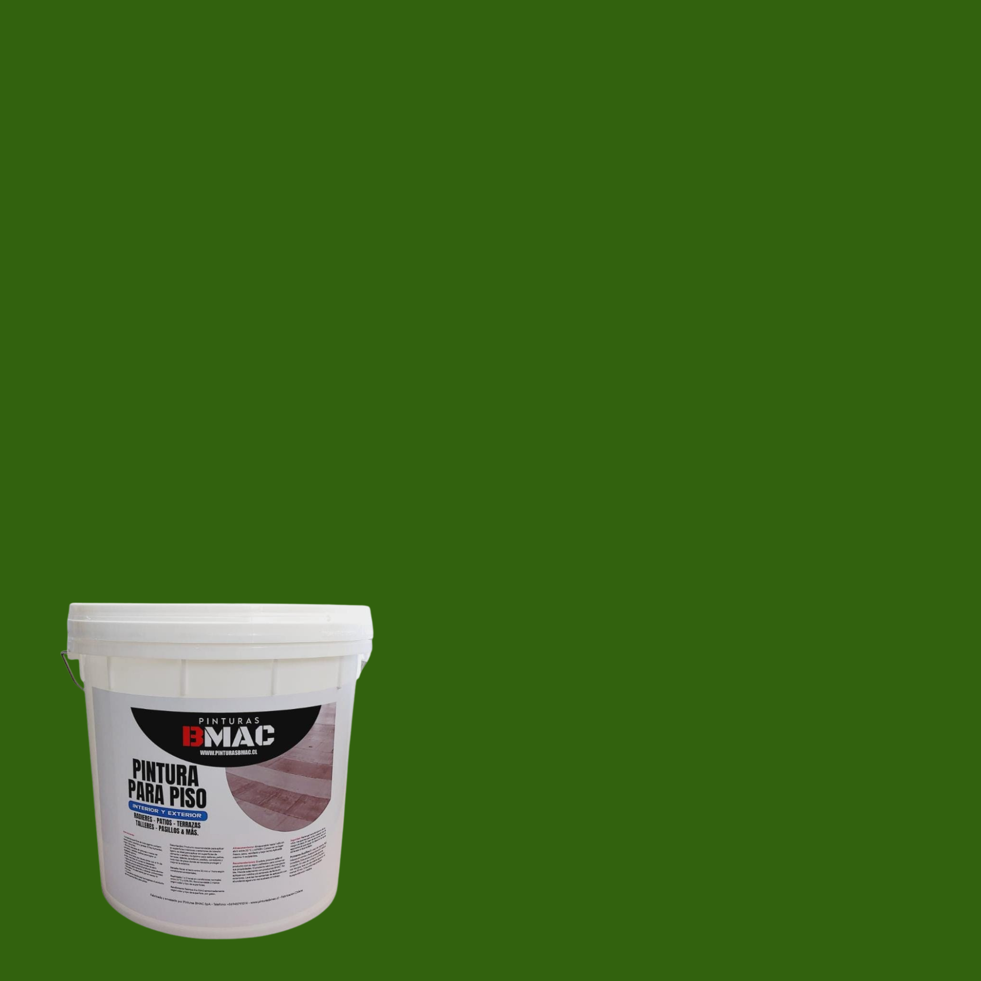 Pintura Piso Verde Tineta
