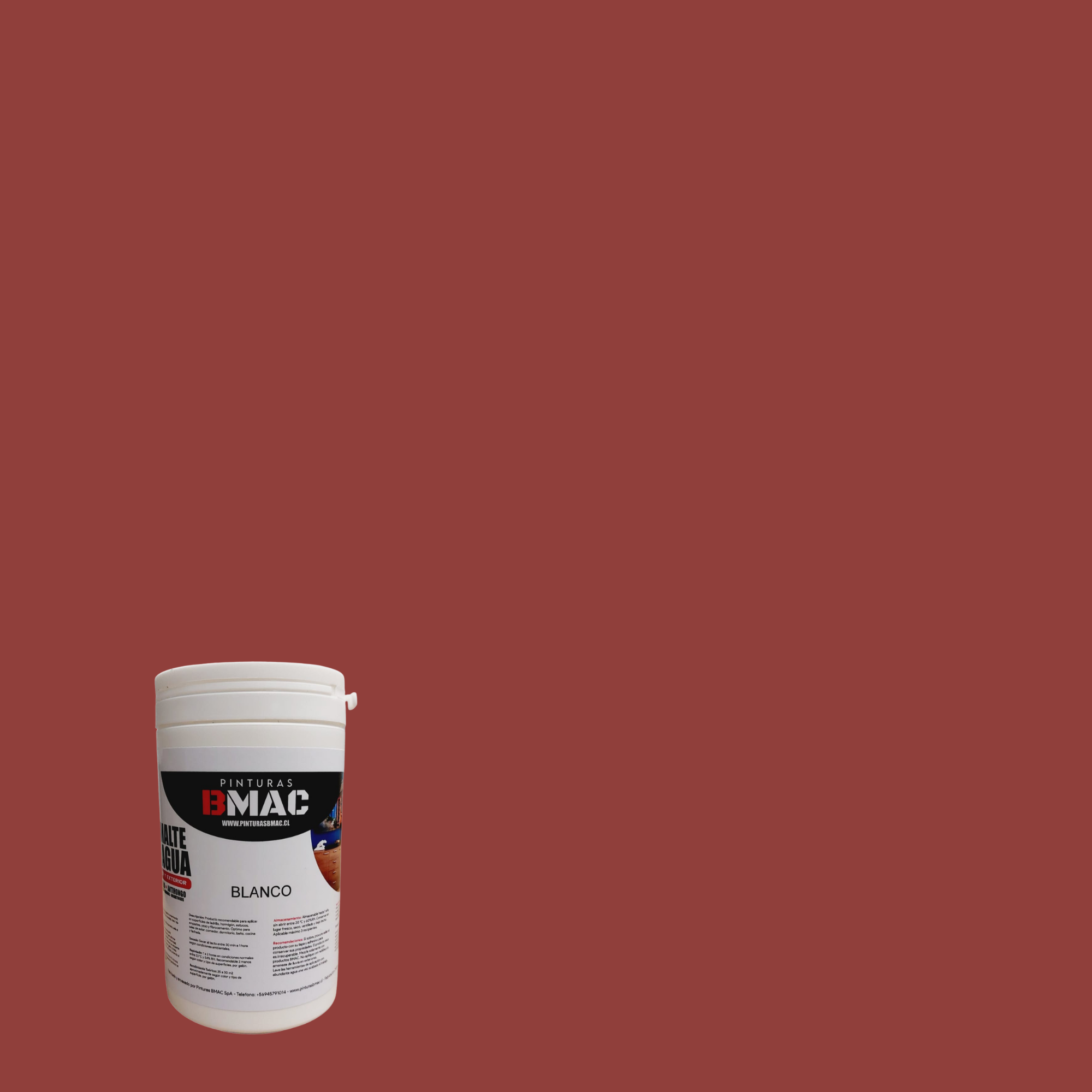 Esmalte al Agua Rojo Colonial 1 Litro