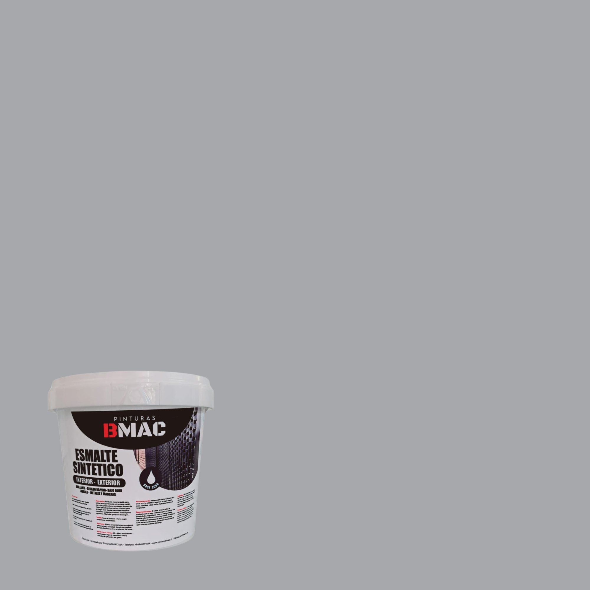 Esmalte Sintético Doble Acción Gris Perla 1 Litro