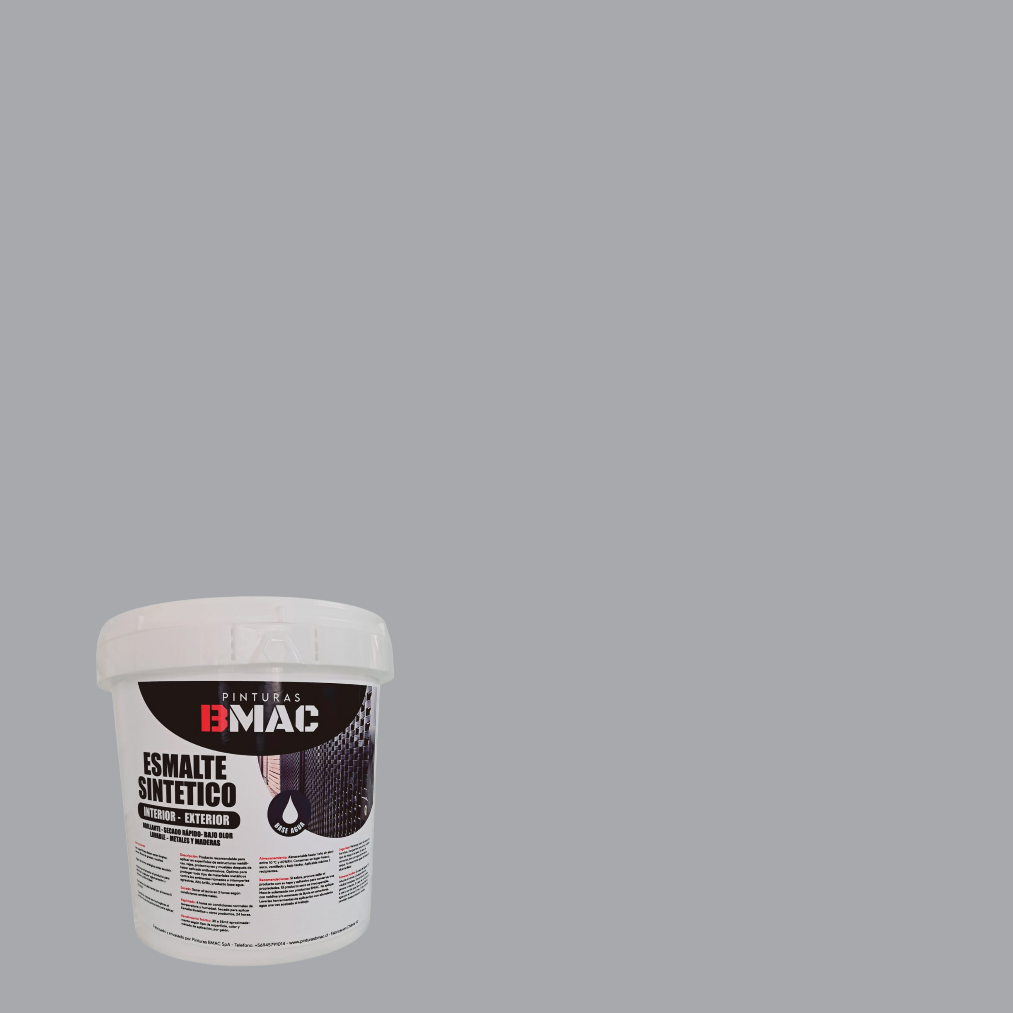 Esmalte Sintético Doble Acción Gris Perla Galón