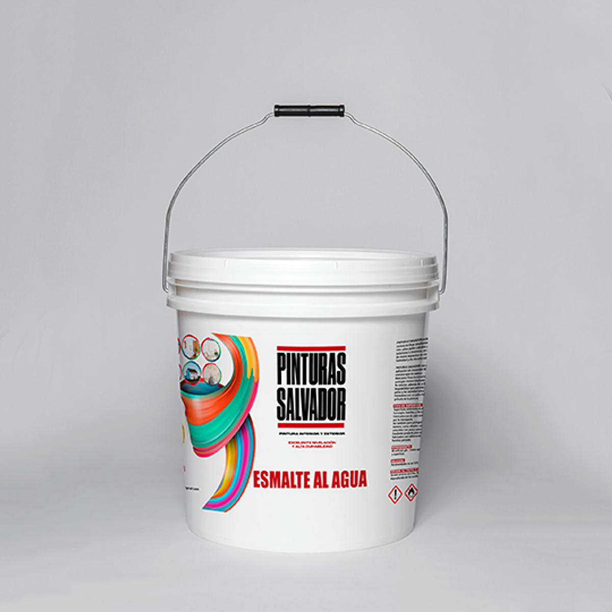 TINETA PINTURA ESMALTE AL AGUA 16LTS BLANCO