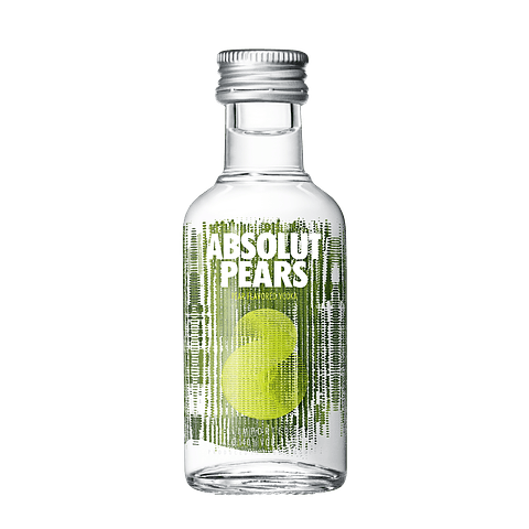 Miniatura Absolut Pera 50 ml Botella de Vidrio