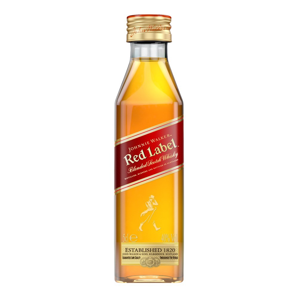 Miniatura Whisky Johnnie Walker Red Label 50 ml Solo...