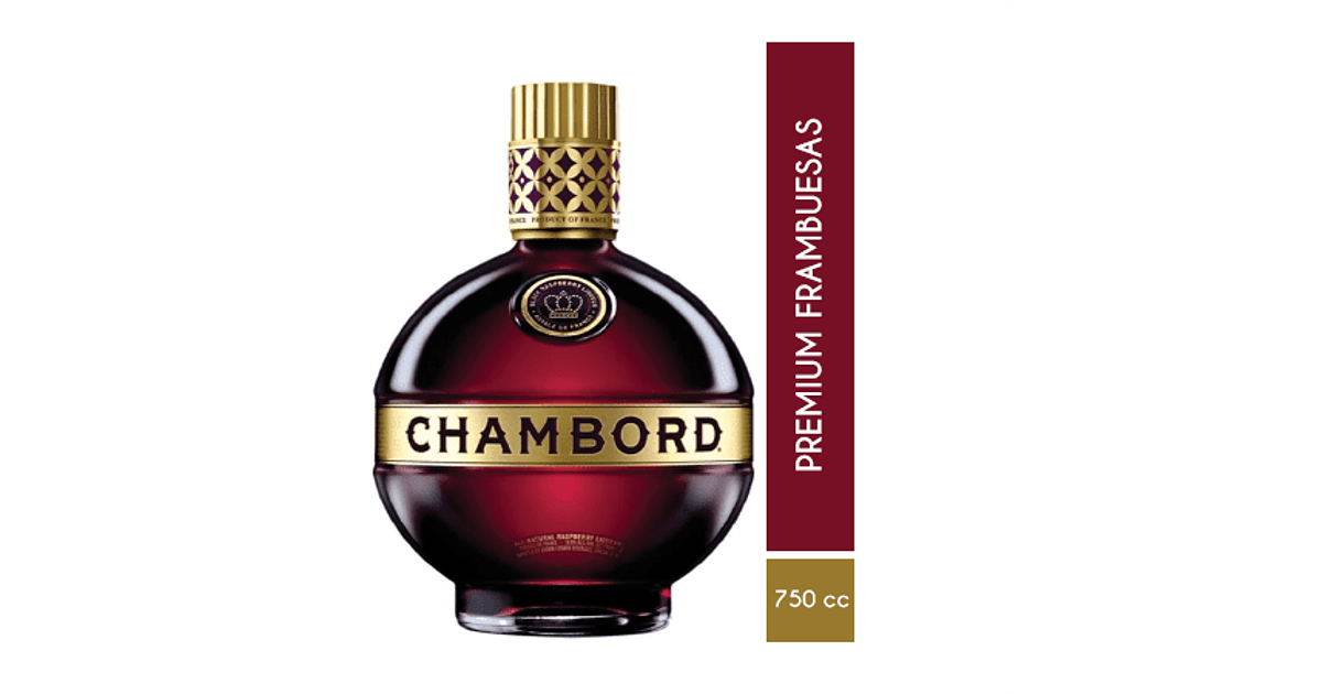 Chambord Licor Francés de Frambuesas 750ml | LICORES PREMIUM