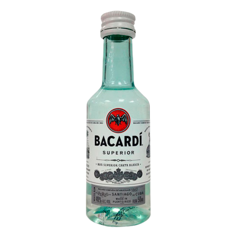 Miniatura Ron Bacardi Superior Blanco 50ml