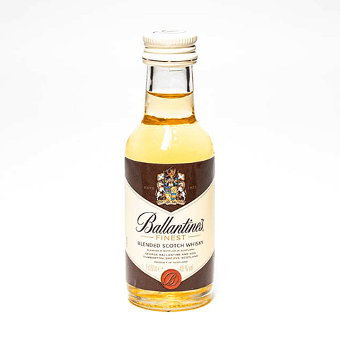 Miniatura Whisky Ballantine´s Finest 40° 50 ml Botella Vidri