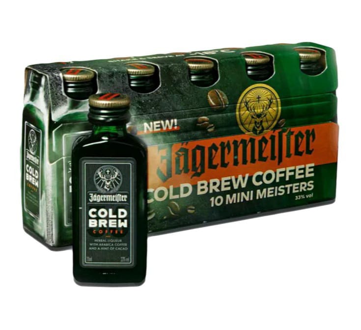 Miniatura Jagermeister Cold Brew Botella de vidrio 20 ml