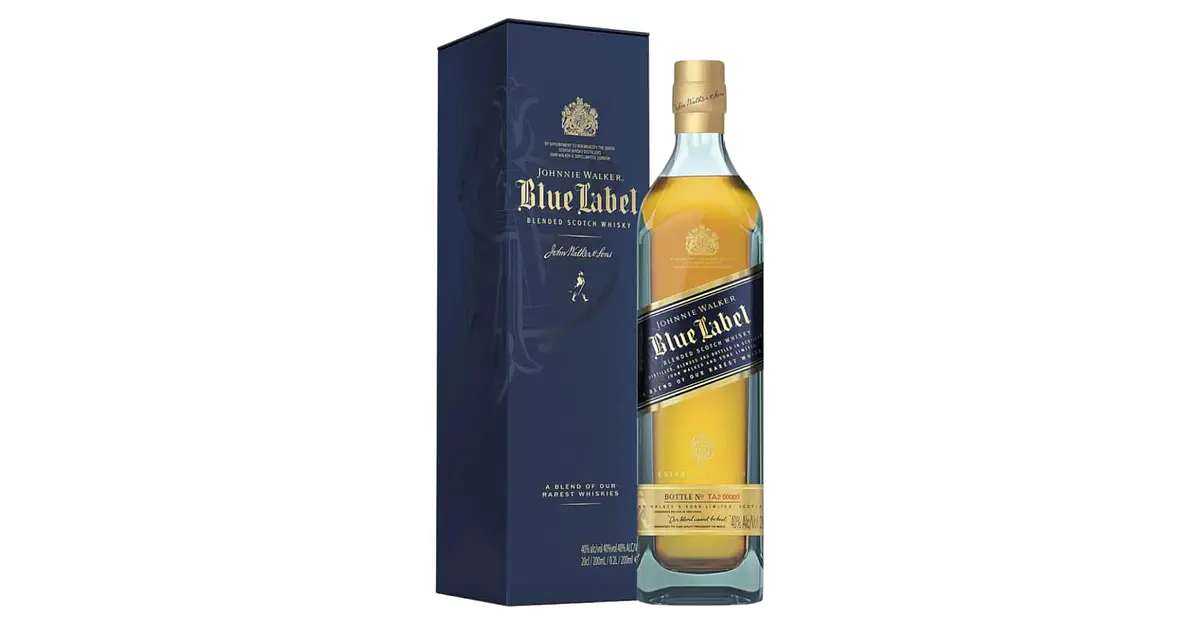 Whisky Johnnie Walker Blue Label 200ml Estuche Premium