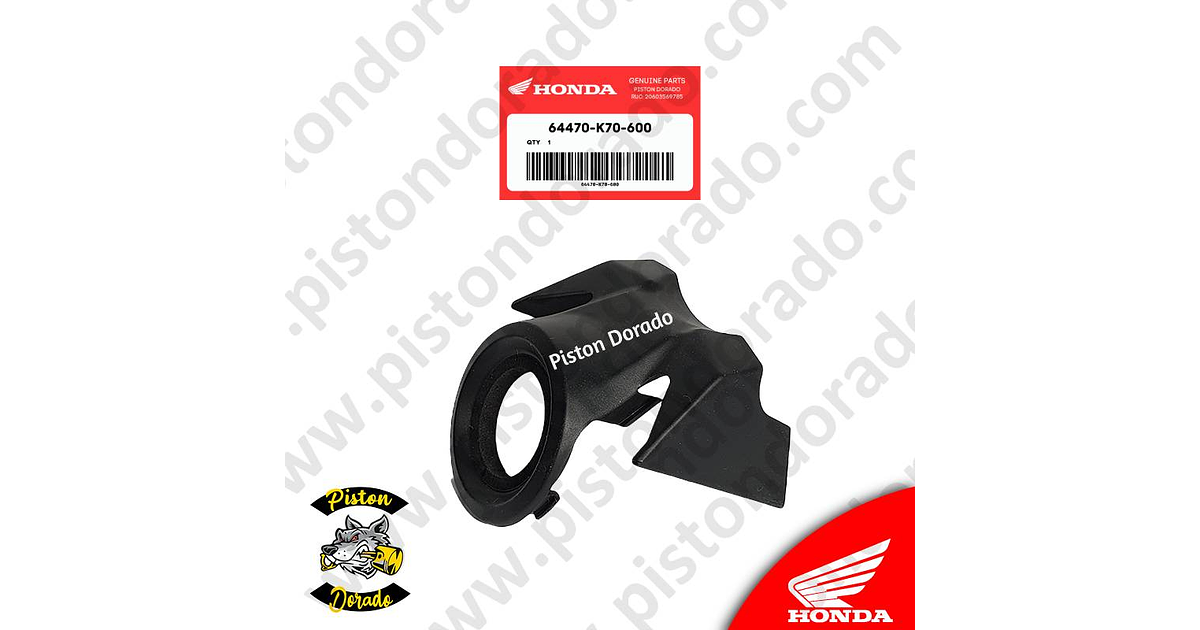Cubierta de chapa de encendido CB190R V1 Honda Original