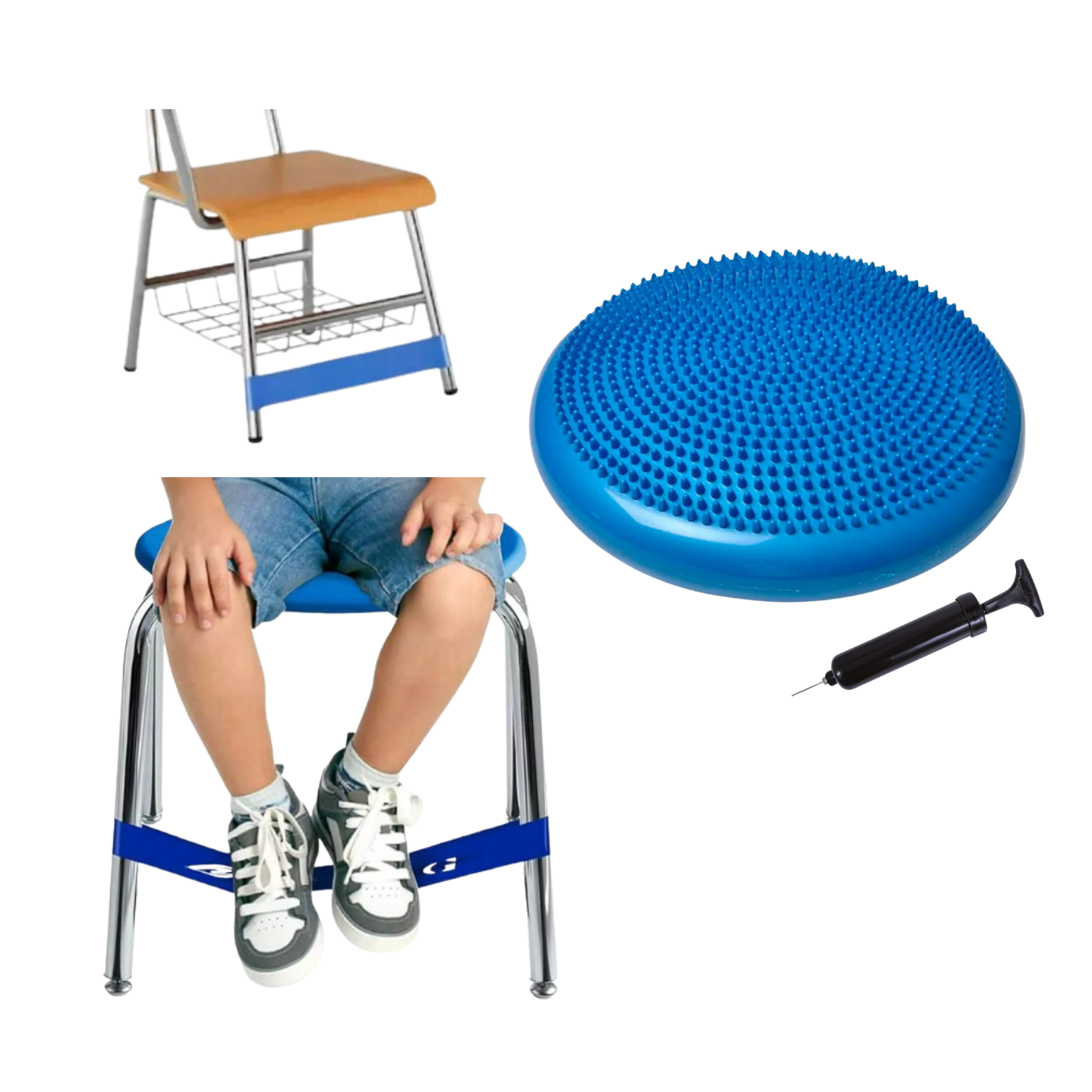 Banda Elástica + Cojín Sensorial Antiestrés Tea - Tdah