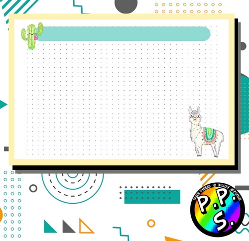 Flashcard - Llama Fichas Bibliográficas