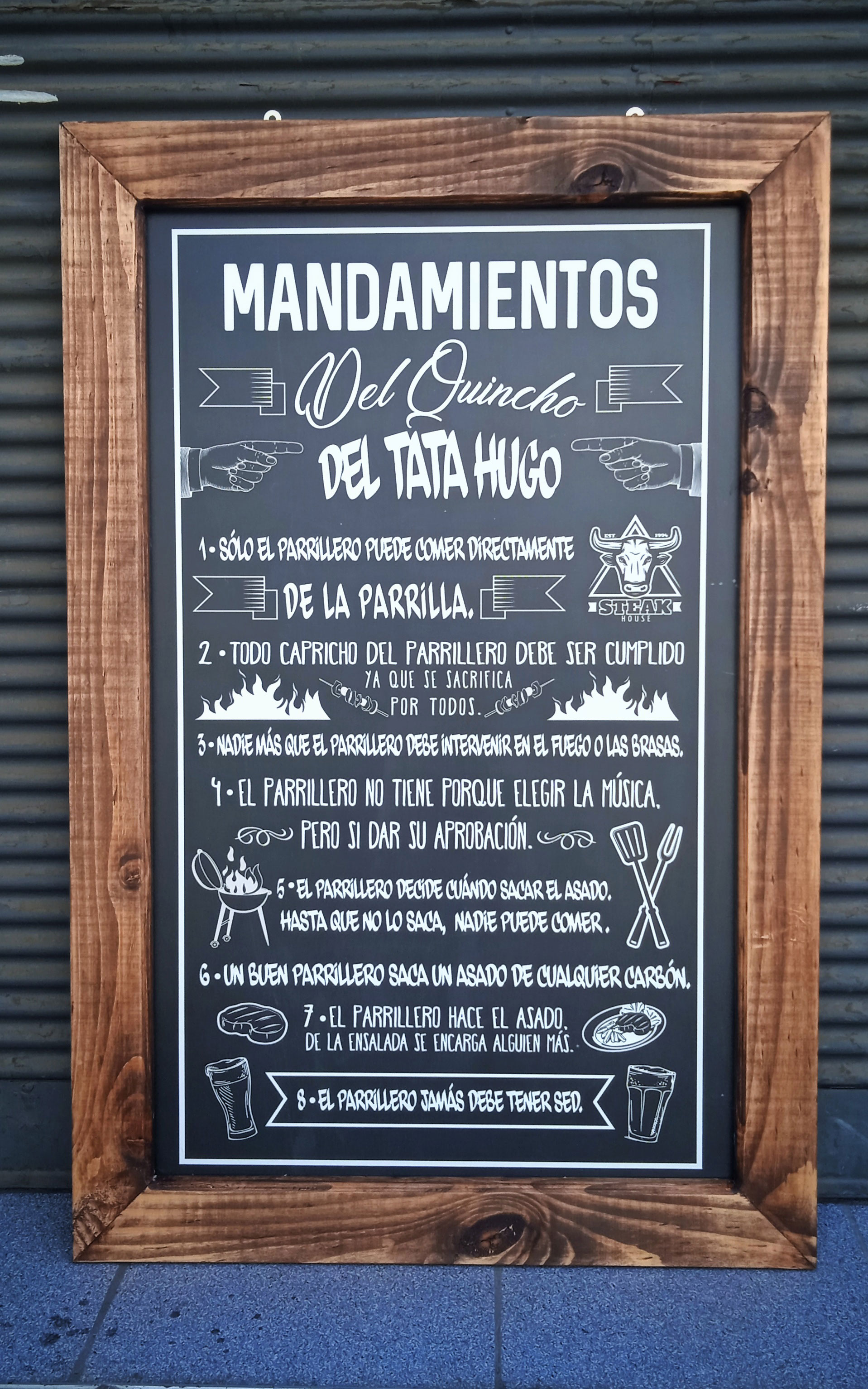 Los mandamientos del Quincho