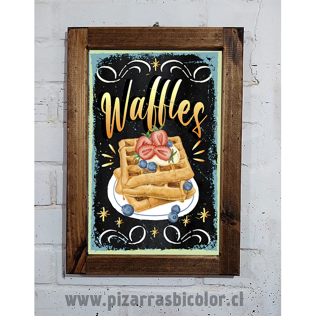 Letrero De Pollo Y Waffles Amazon.com: Calcomanías Personalizadas
