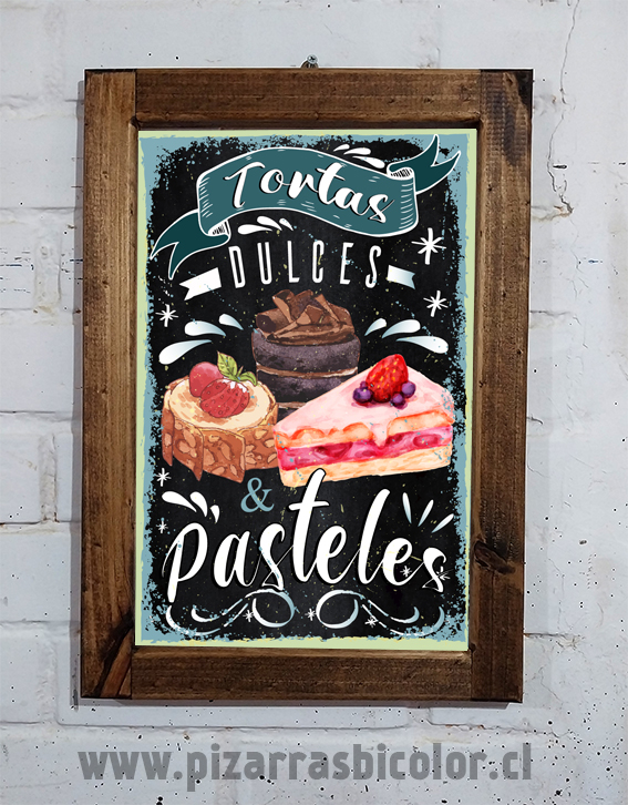 Letrero Dulces y Pasteles