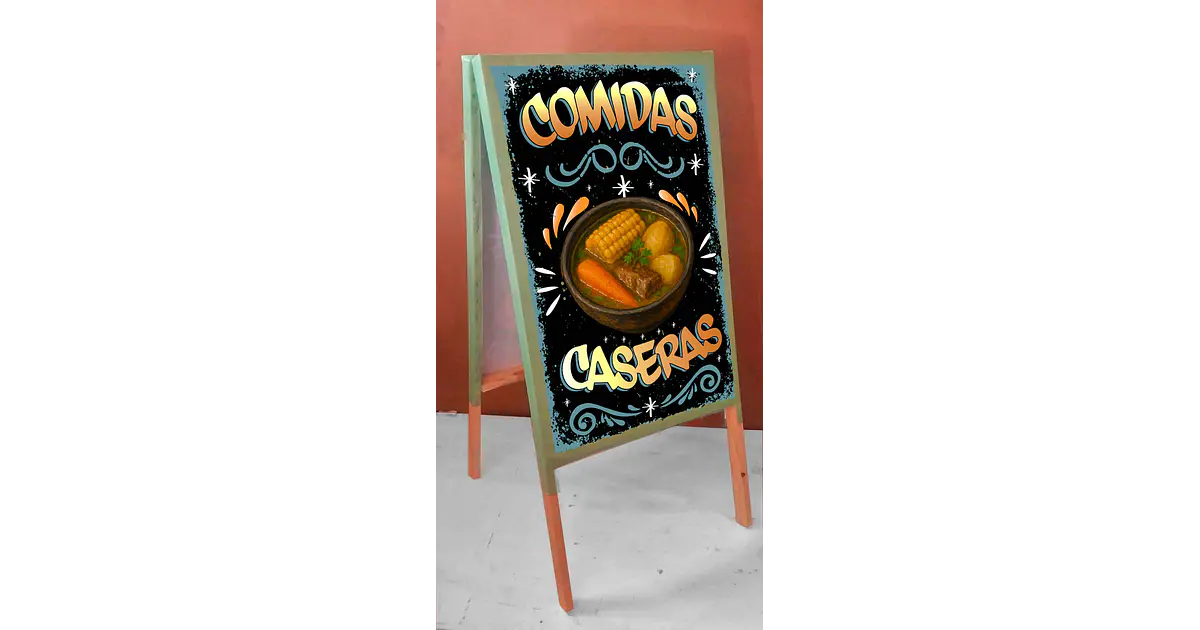 Paloma doble PVC modelo Comida Casera