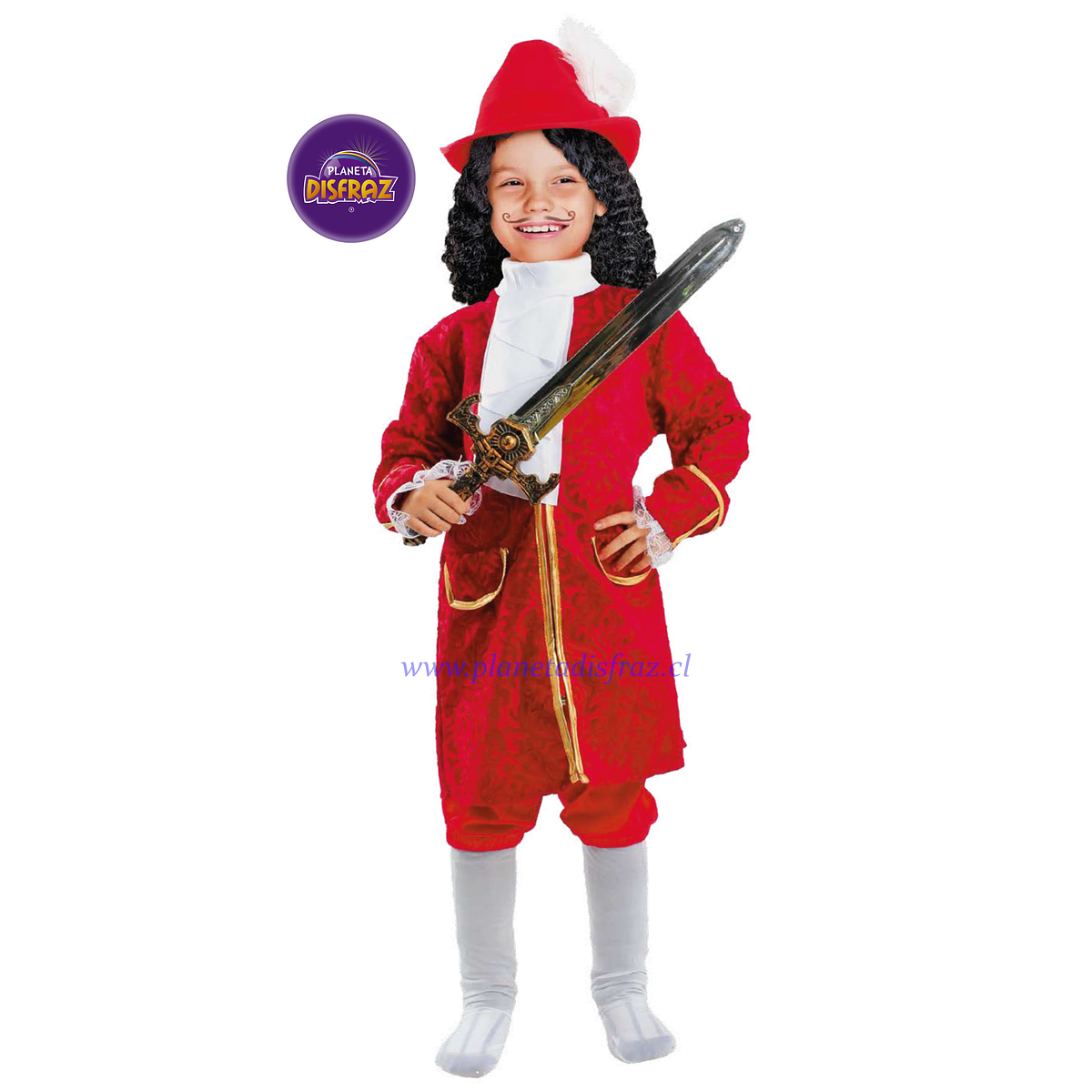DISFRAZ DE CAP. GARFIO