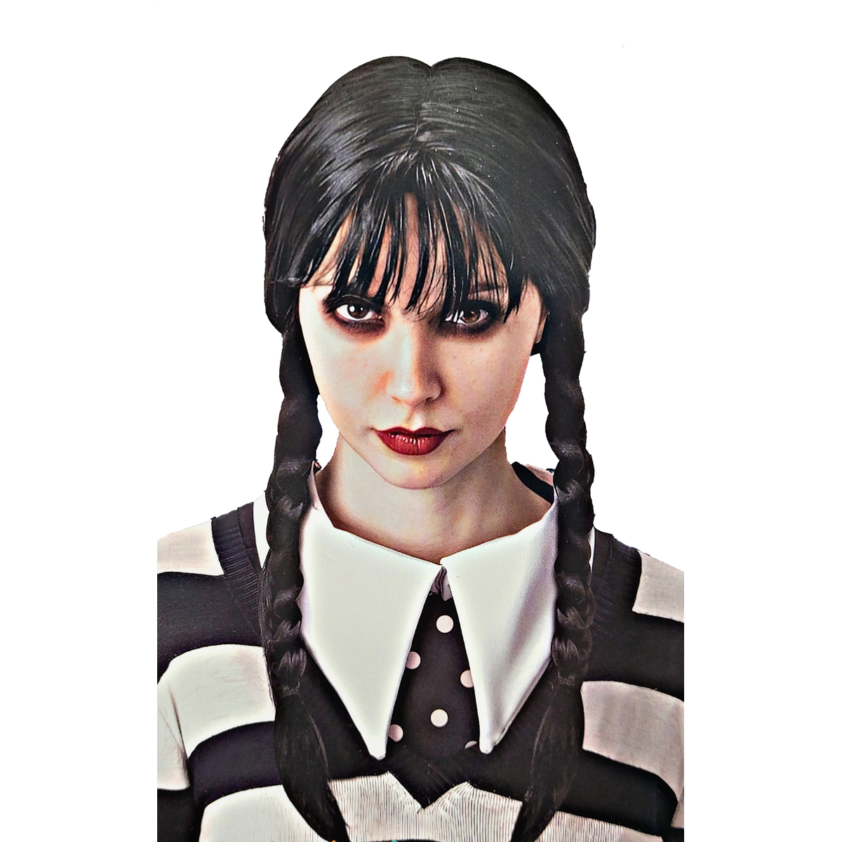 Peluca Merlina Locos Adams