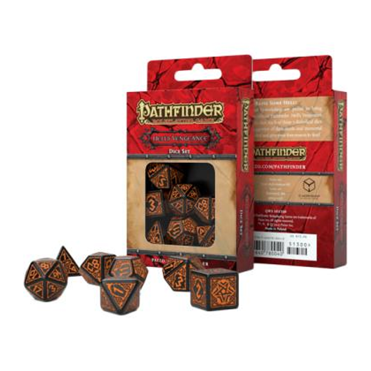 Pathfinder Hell's Vengeance Dice Set de 7 dados