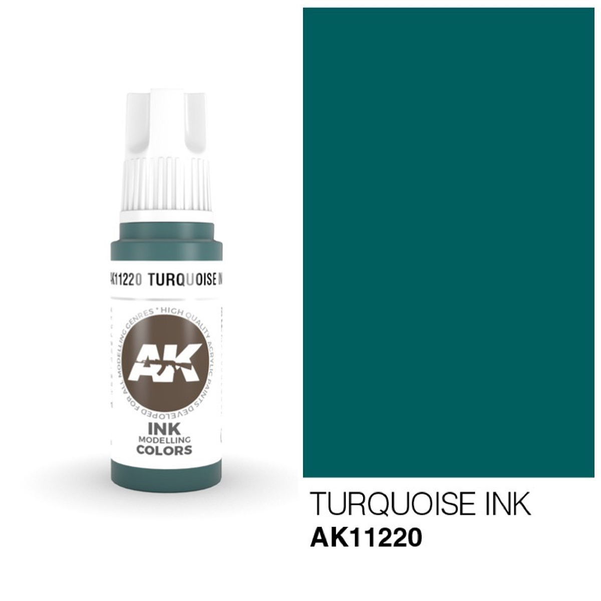 TURQUOISE INK 17ML.
