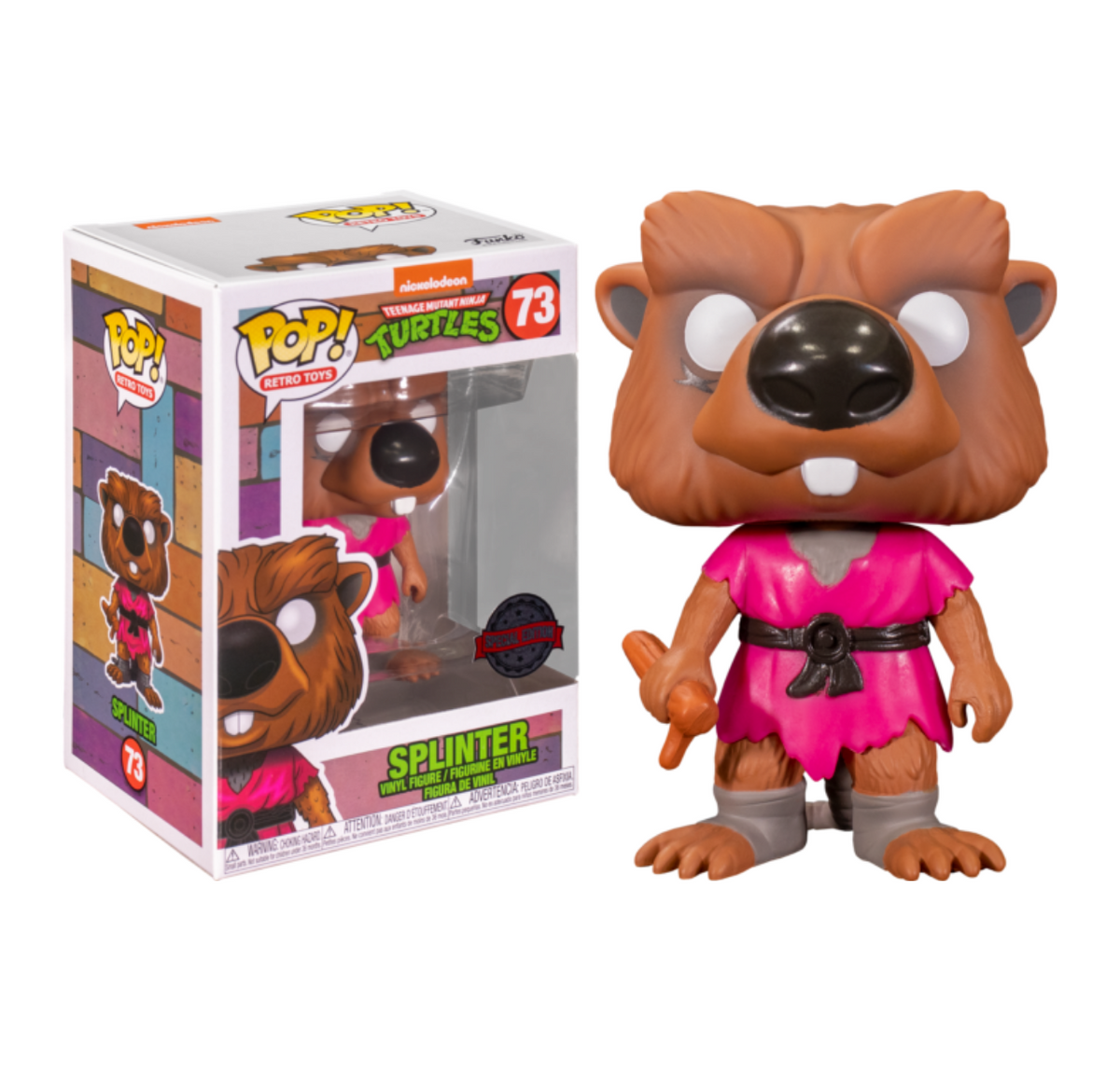 Funko pop - Teenage Mutant Ninja Turtles - Splinter - Nickel