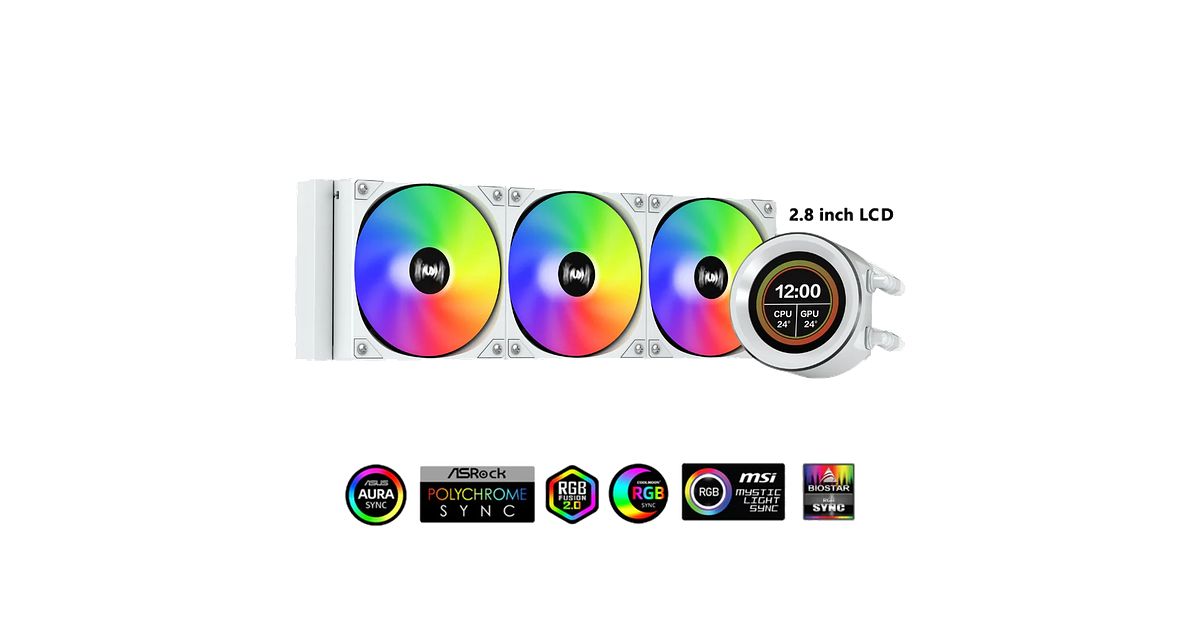 Refrigeracion liquida AIO con pantalla LCD SAMA SM360 PRO...