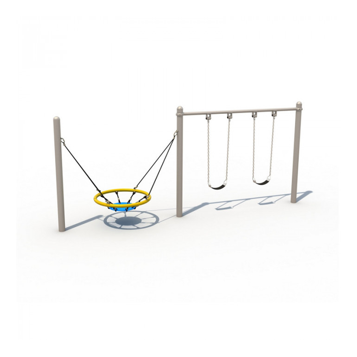 COLUMPIO CIRCULAR NIDO Y ASIENTO DOBLE – F9