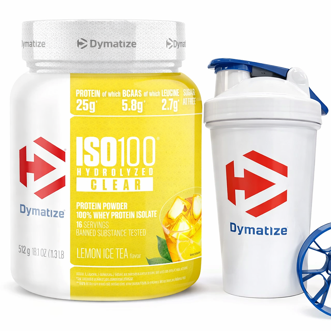 PROTEINA ISO 100 HYDROLYZED 1.13 LB LEMON ICE TEA + SHAKER