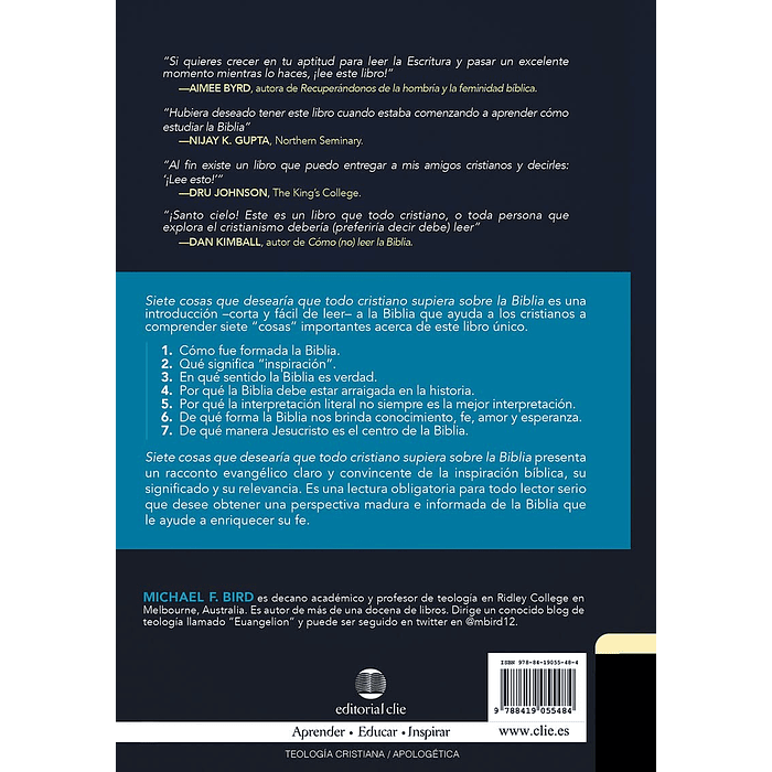 SIETE COSAS QUE DESEARÍA QUE TODO CRISTIANO SUPIERA