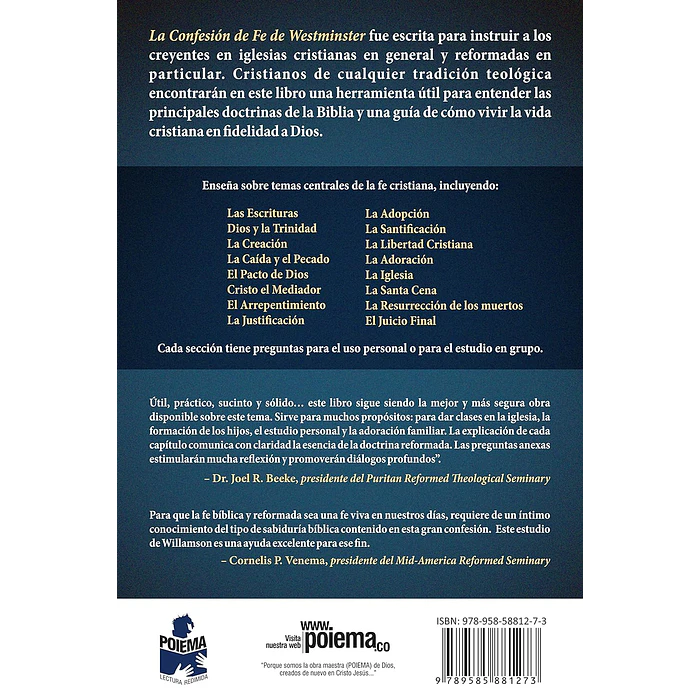 LA CONFESIÓN DE FE DE WESTMINSTER