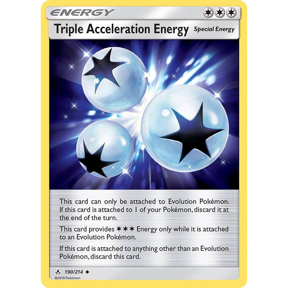Triple Acceleration Energy