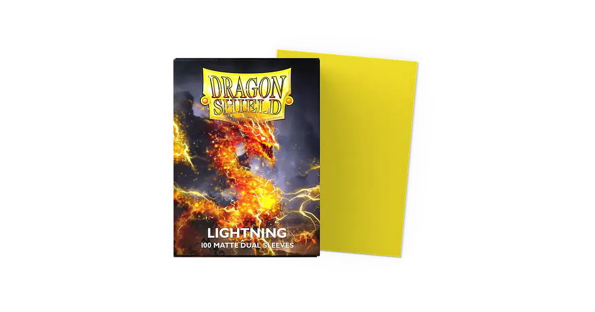 Lightning - Matte Dual Sleeves - Standard Size
