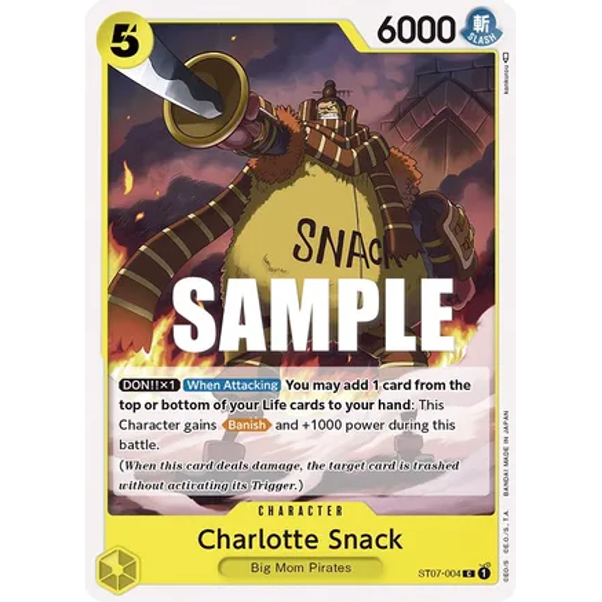 1007004 ST07-004 Charlotte Snack